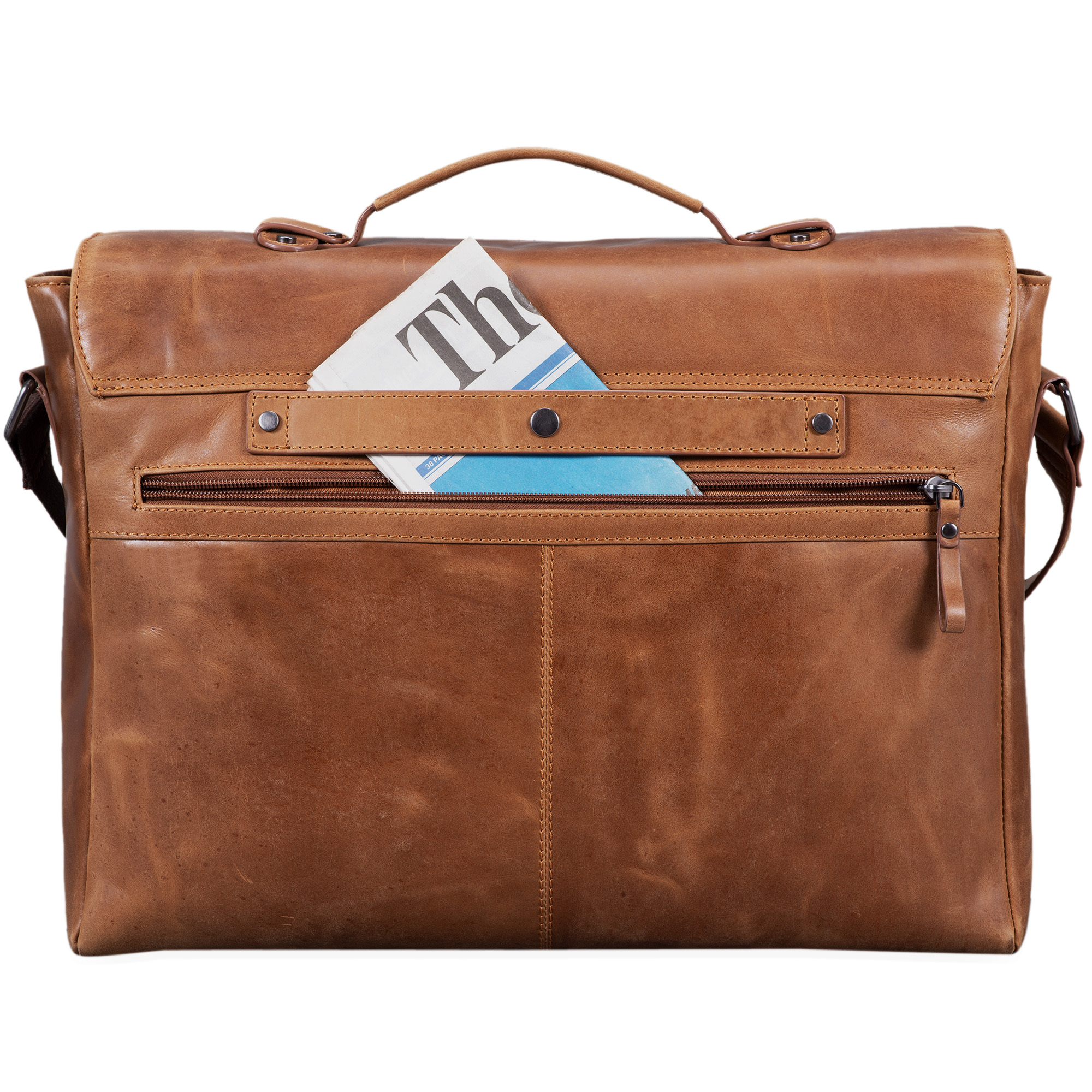 "Alfred" Vintage Business Bag Leather | STILORD