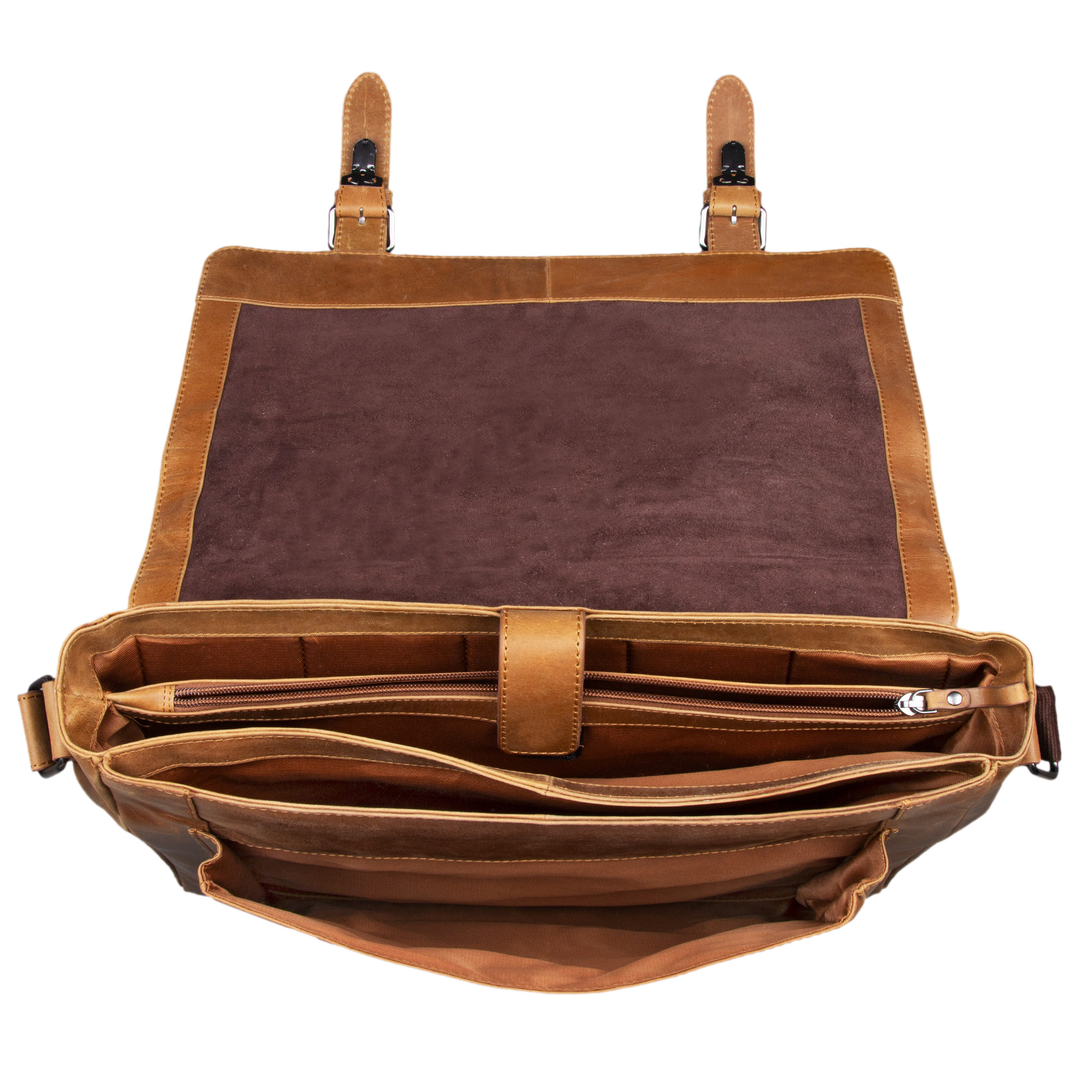 "Alfred" Vintage Business Bag Leather | STILORD