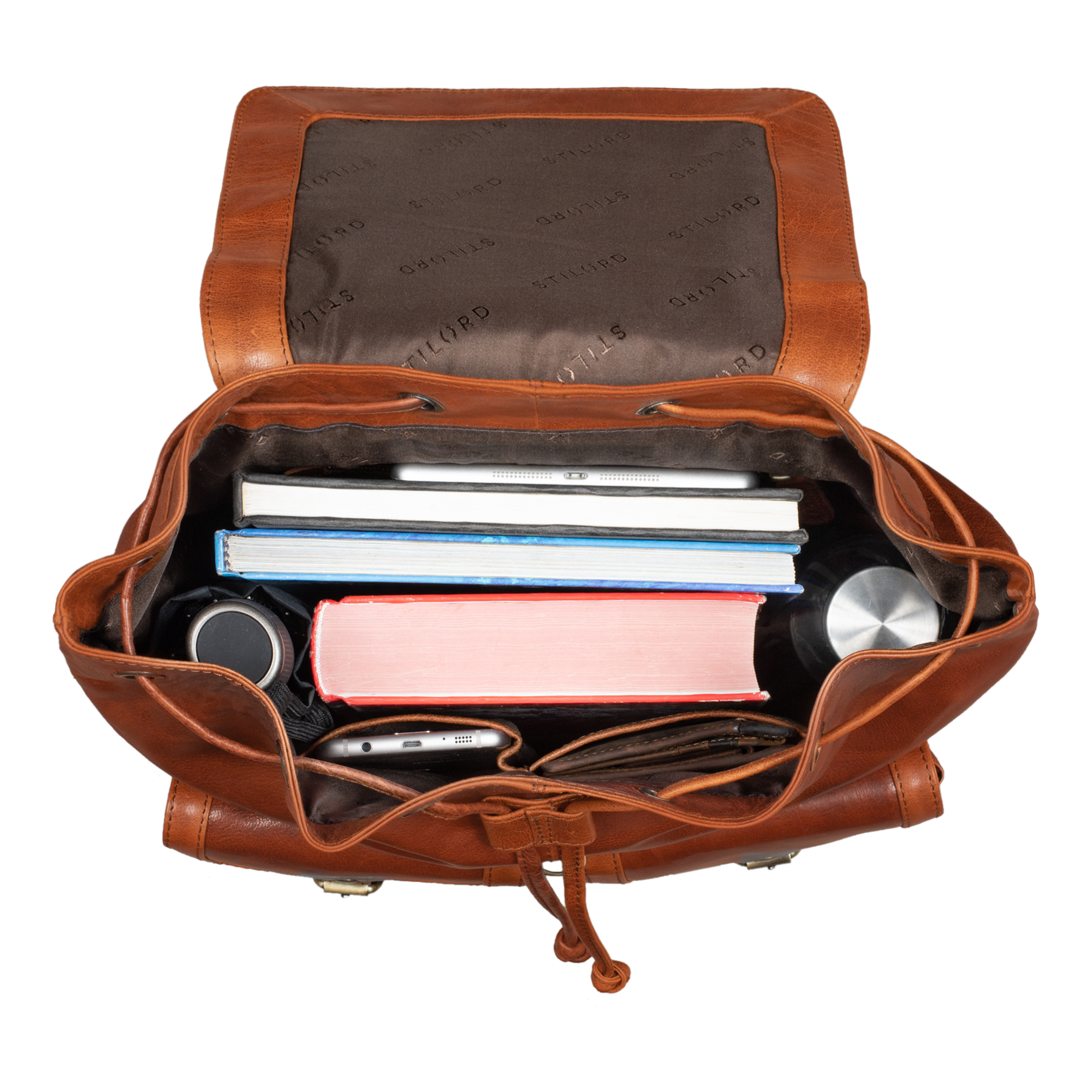 "Nora" Ladies Vintage Leather Rucksack | STILORD