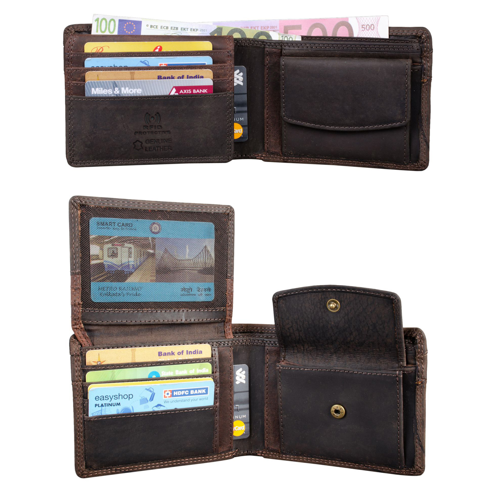 "Cooper" Vintage Leather Wallet for Men | STILORD