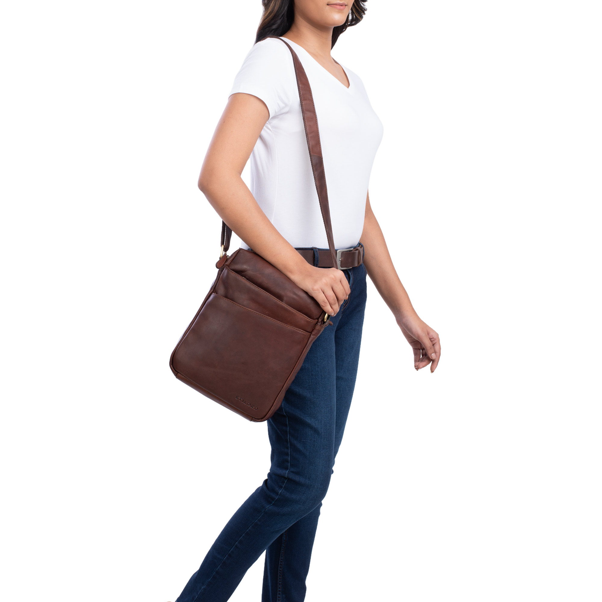 "Pia" Cross-Body Bag for Women Leather | STILORD