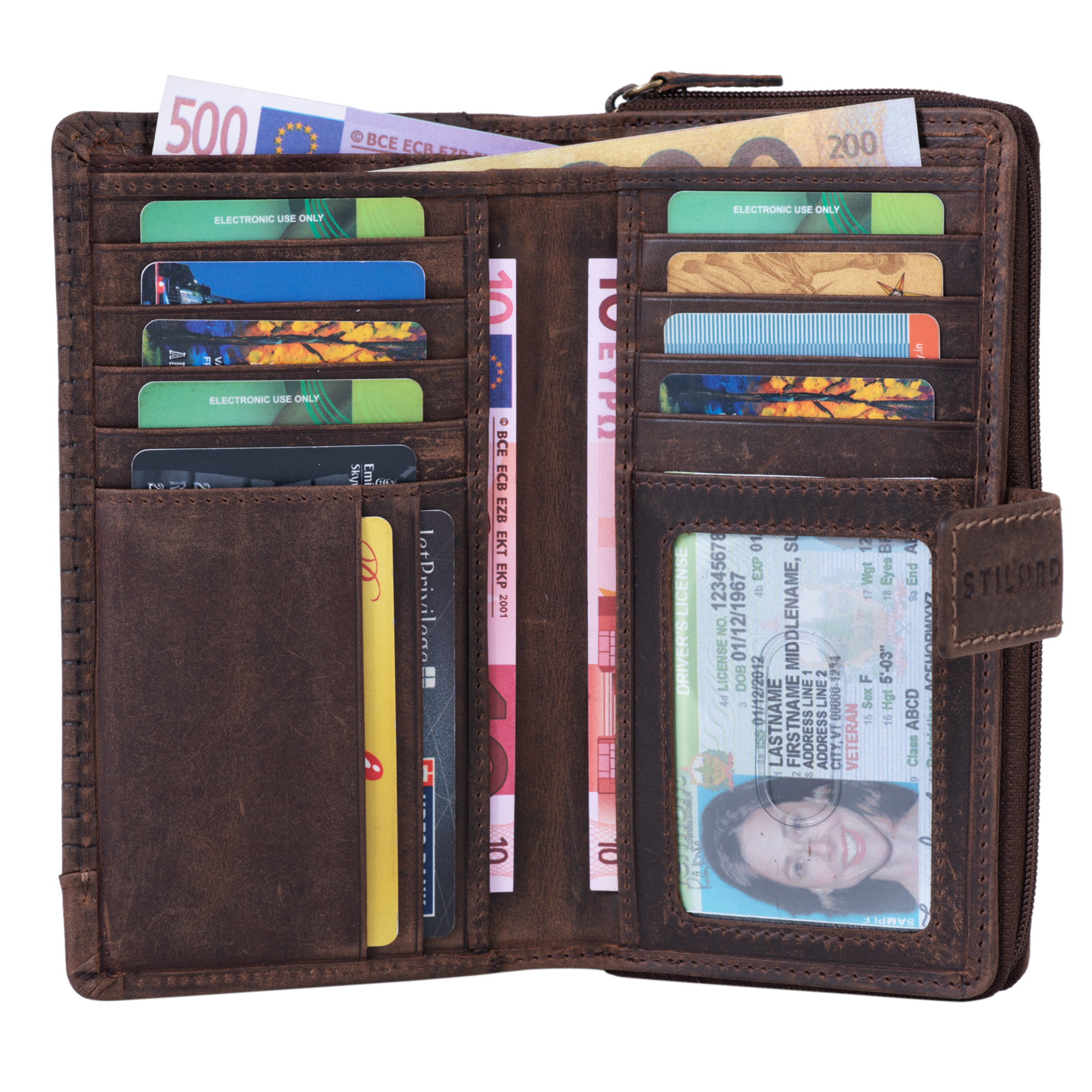 "Isabella" Ladies Wallet Leather | STILORD