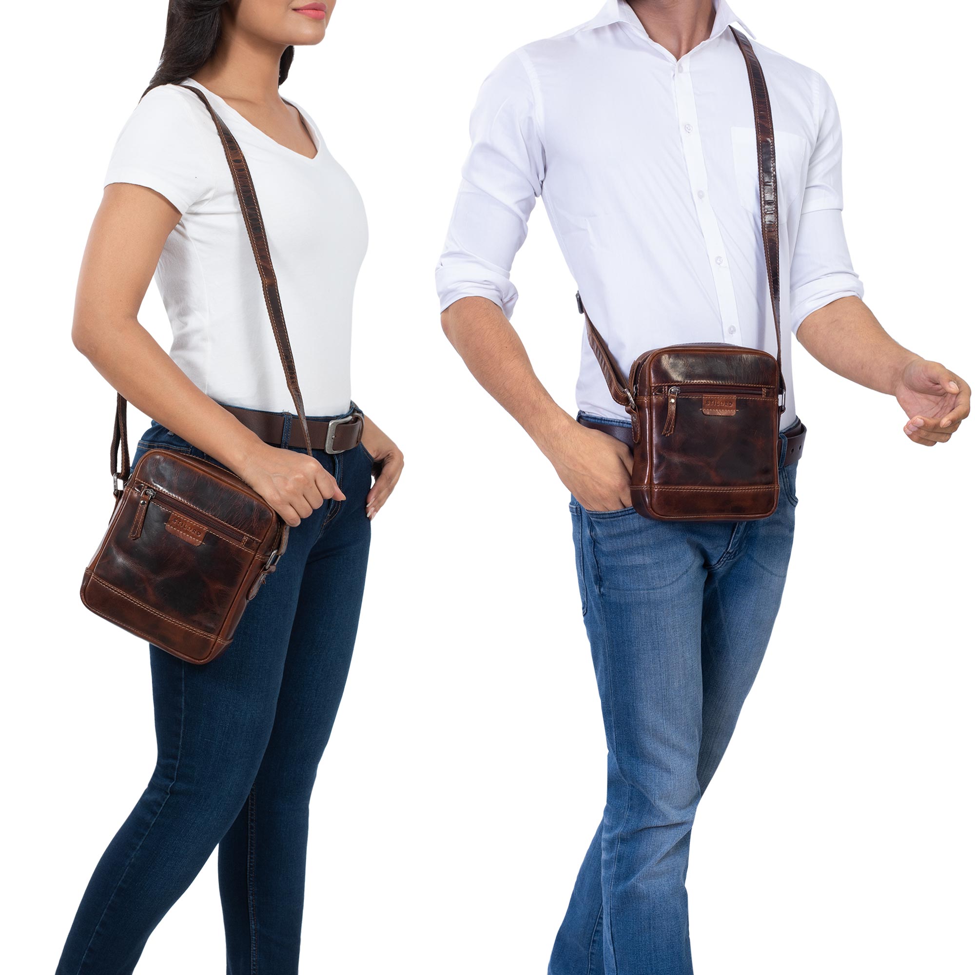 "Brian" Mens Small Satchel Bag | STILORD