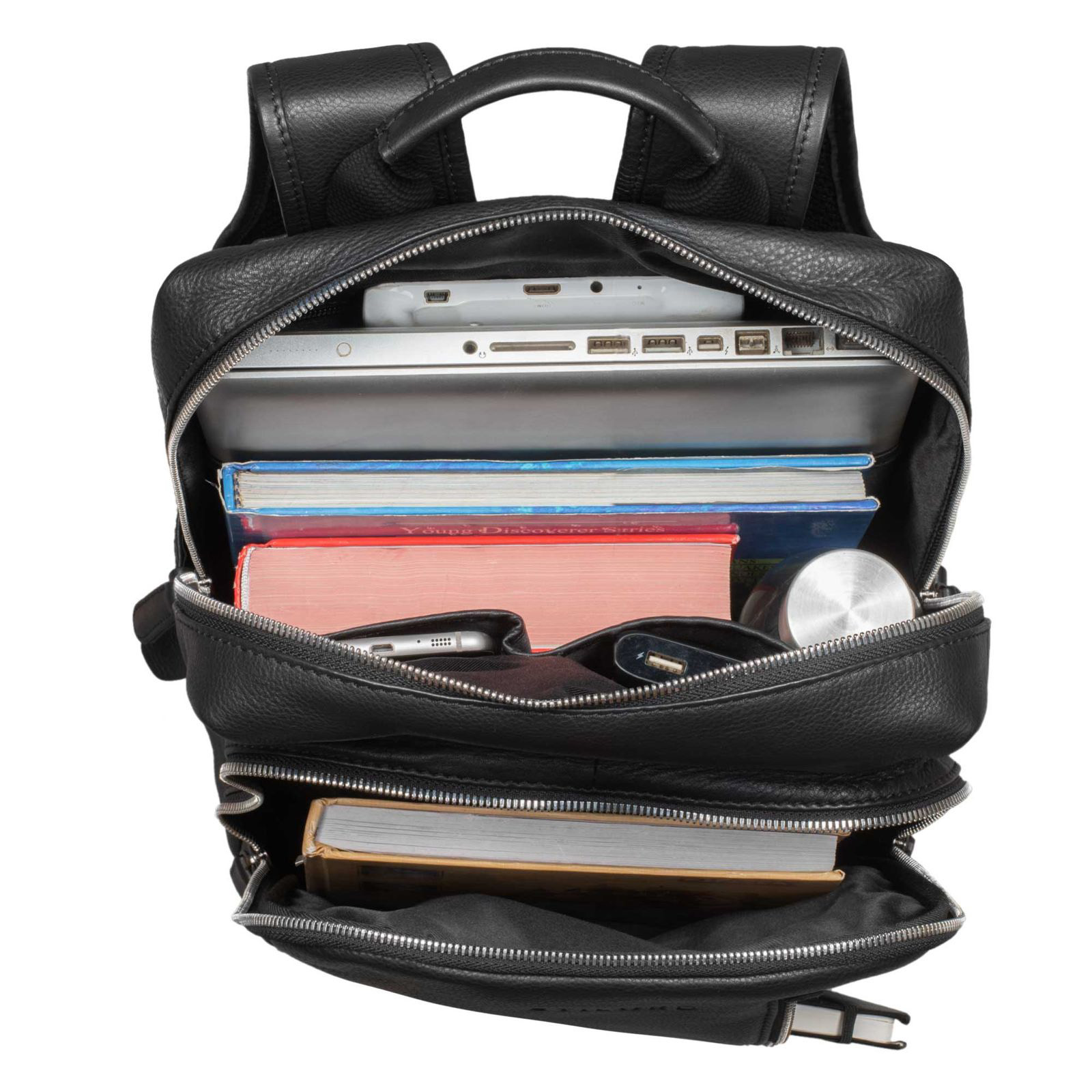 "Johnson" Leather Backpack Men Business | STILORD