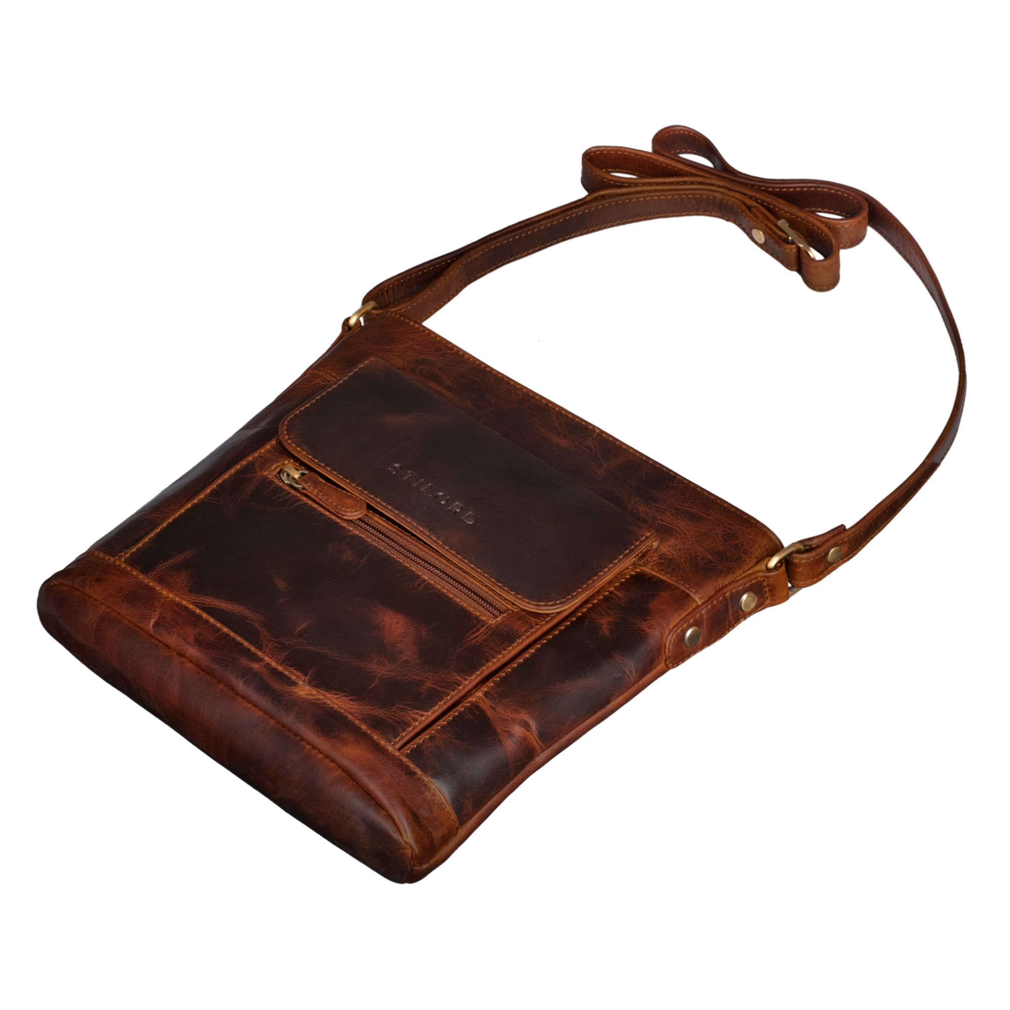 "Paula" Saddle Bag Women Leather | STILORD
