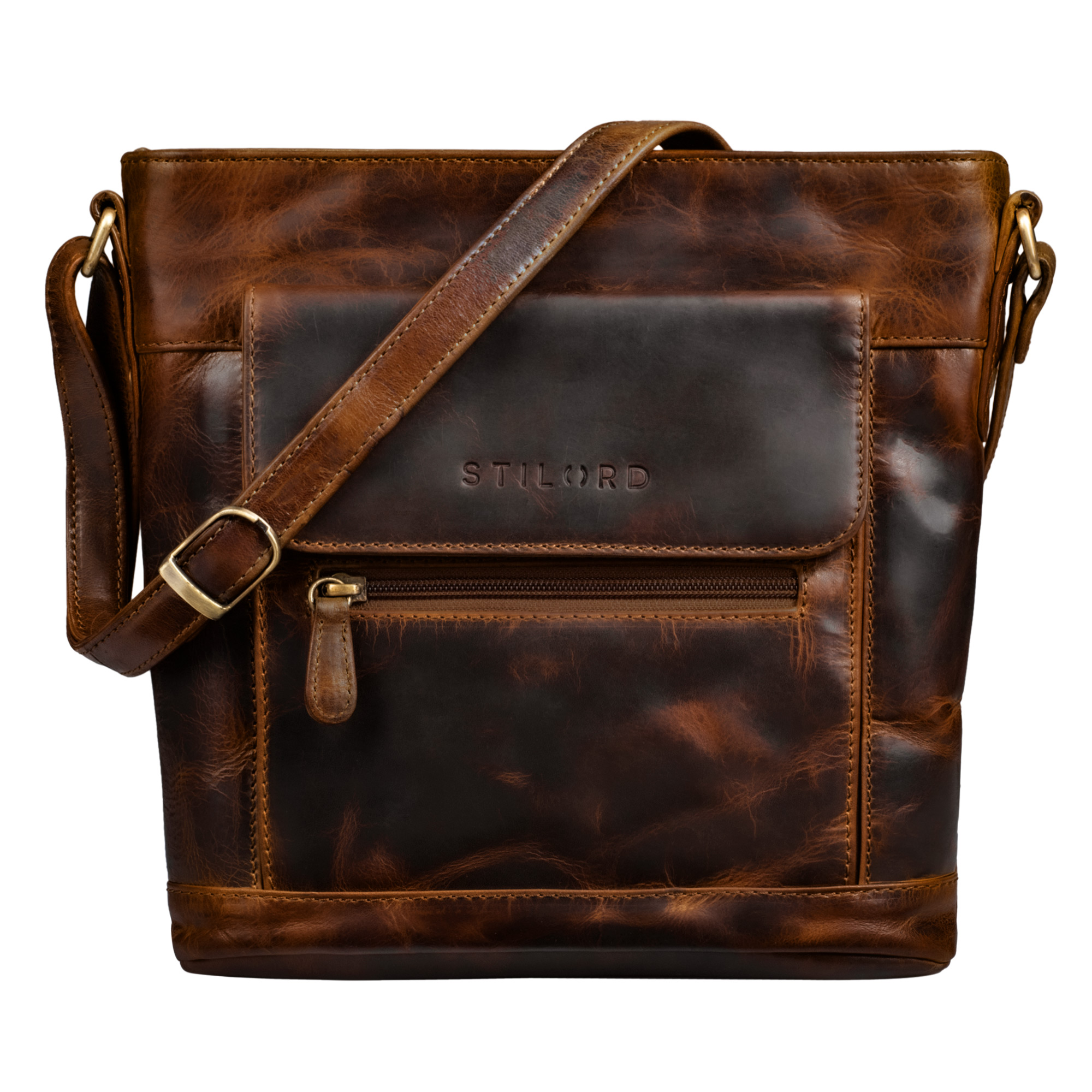 "Paula" Saddle Bag Women Leather | STILORD