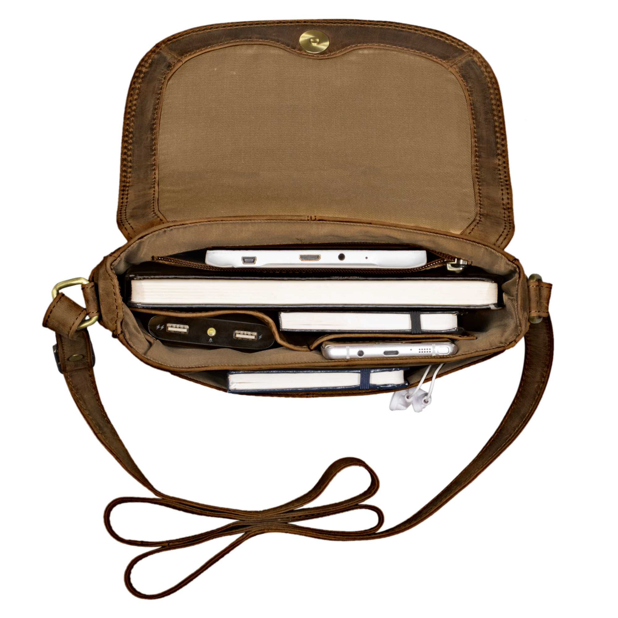 "Cleo" Shoulder Tote Bag Leather | STILORD