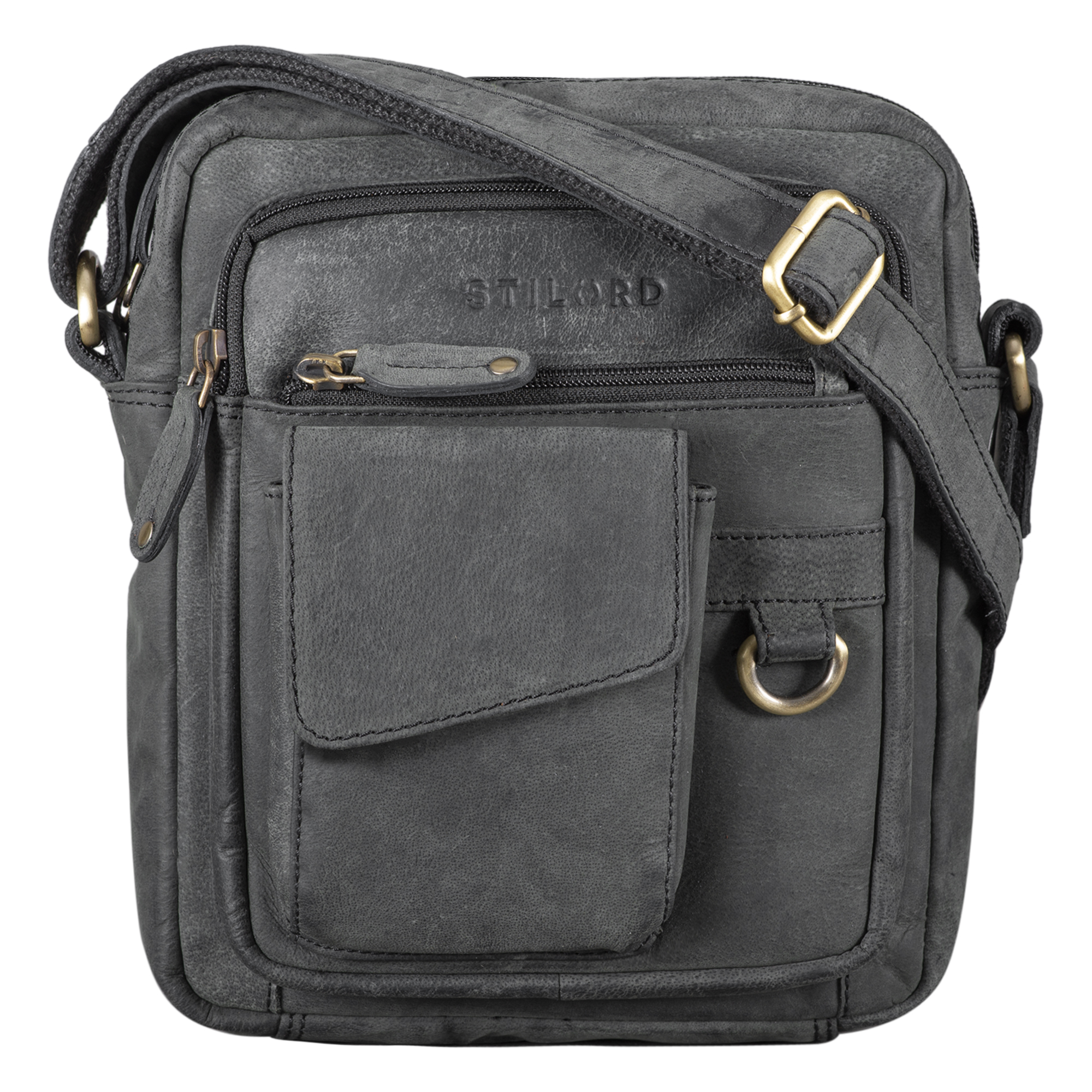 "Ryan" Pánská Crossbody Taška Kůže | STILORD