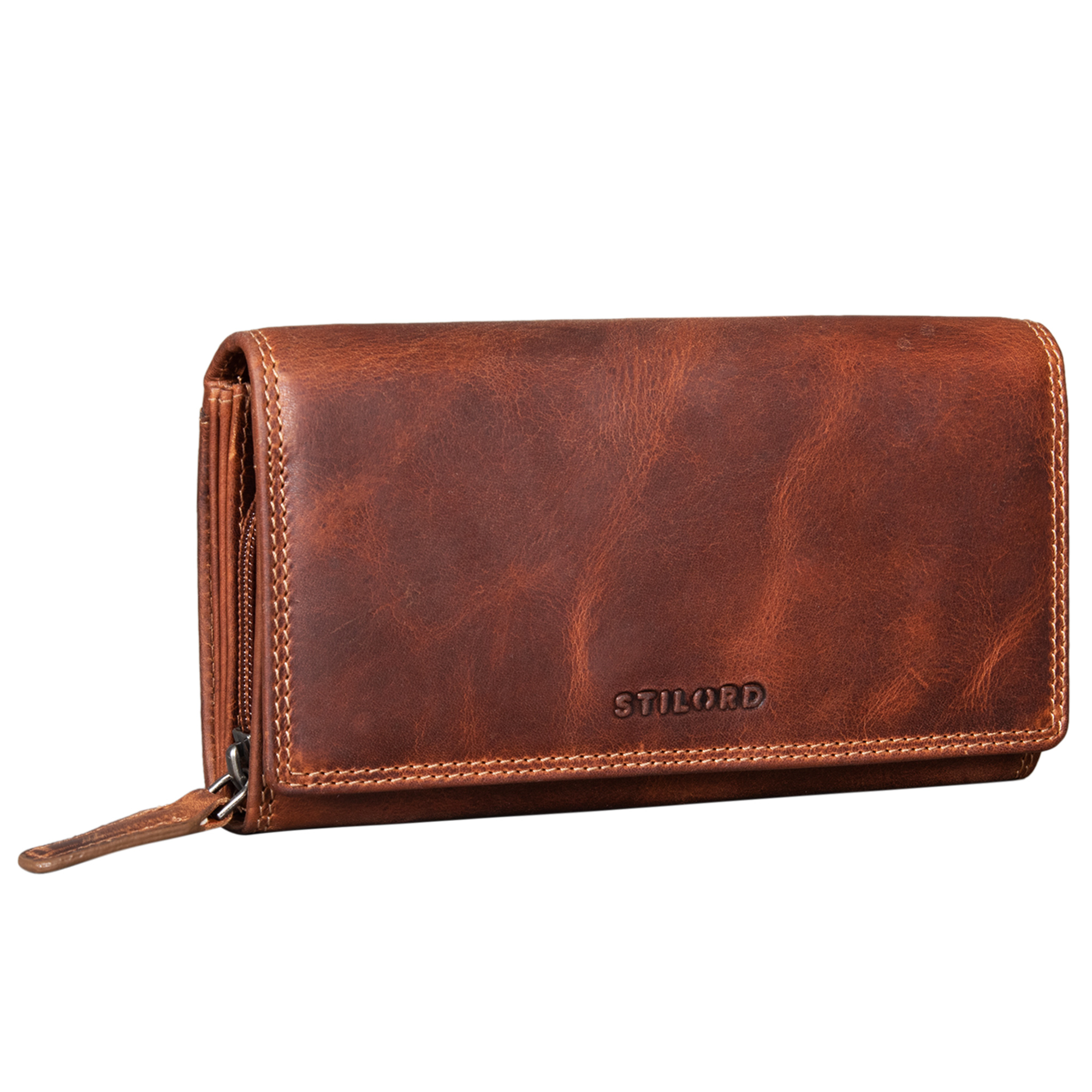 "Ellen" RFID Wallet Ladies Leather | STILORD