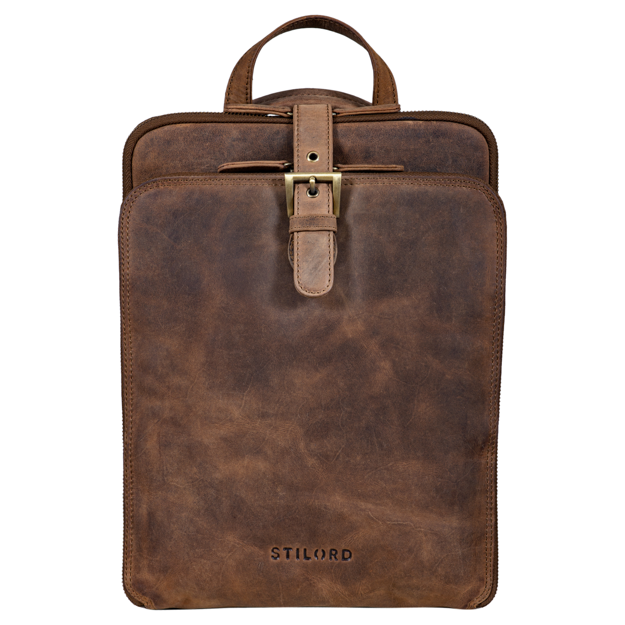 "Vienna" Lederen Rugtas Vintage | STILORD