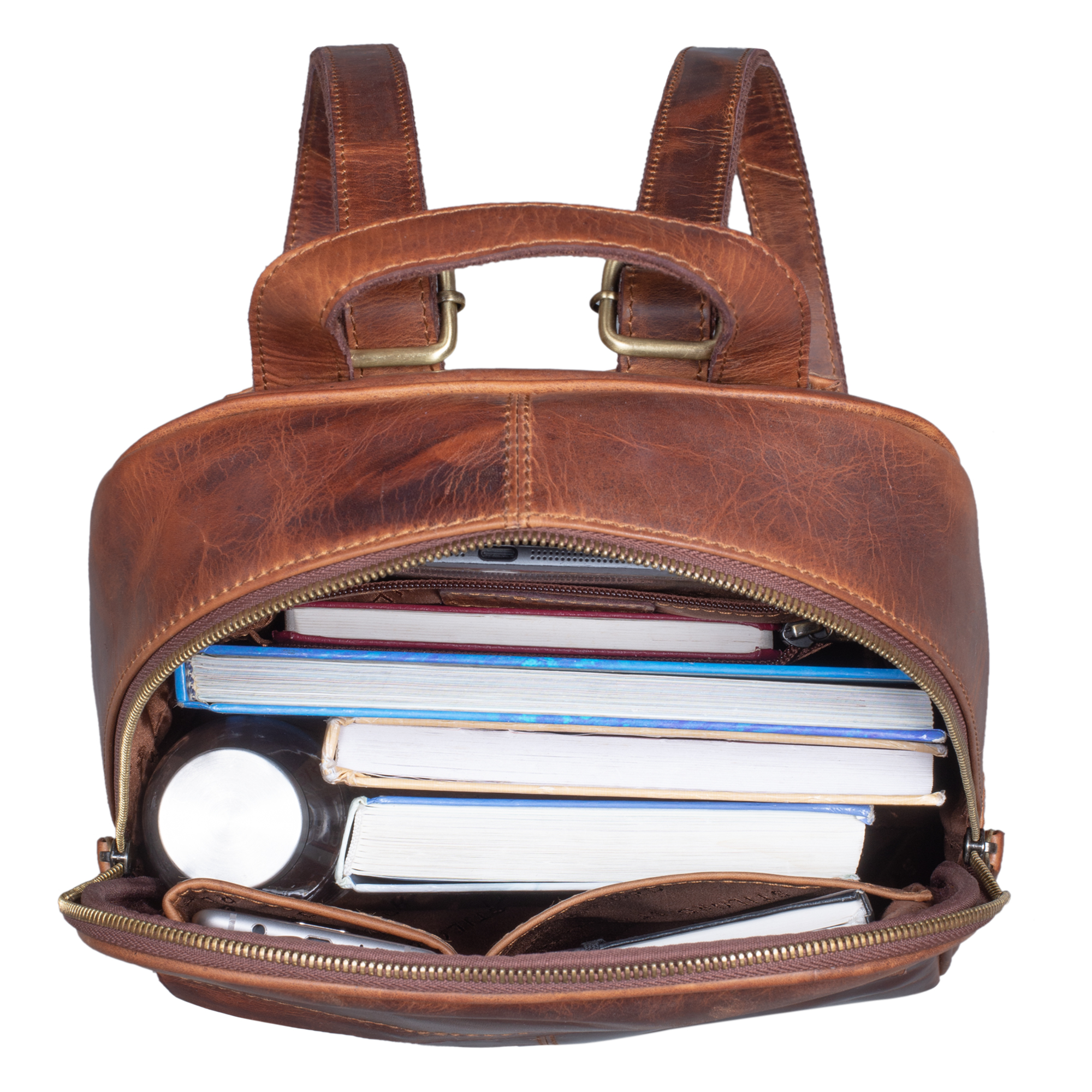 "Renée" Leather Business Backpack | STILORD