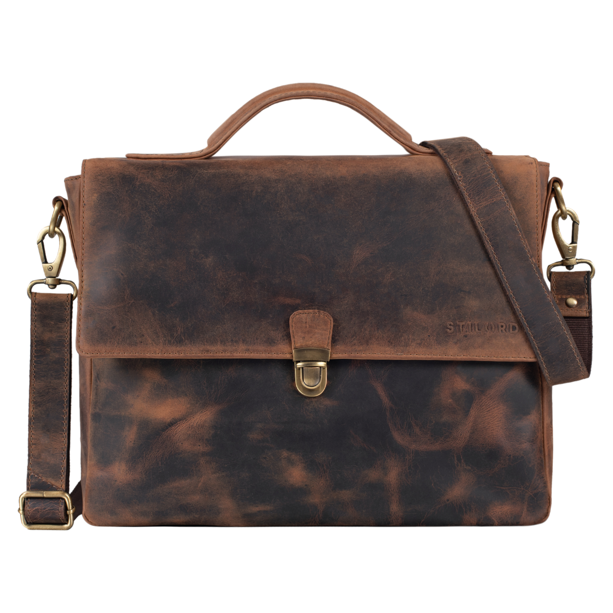 Kožená aktovka "Chase" Vintage | STILORD
