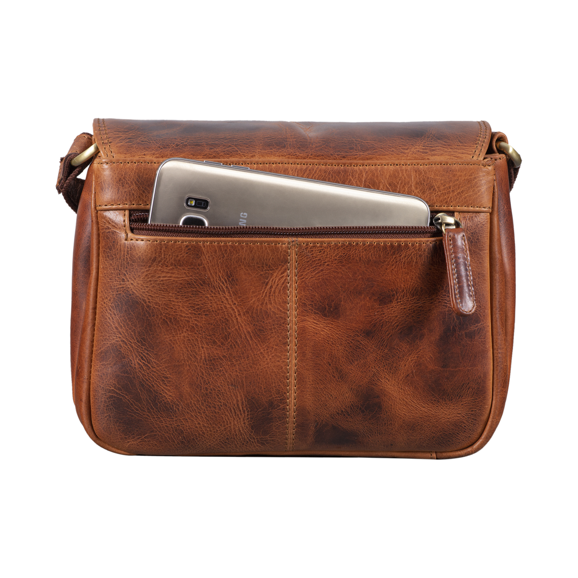 "Malou" Vintage Leather Handbag for Ladies | STILORD