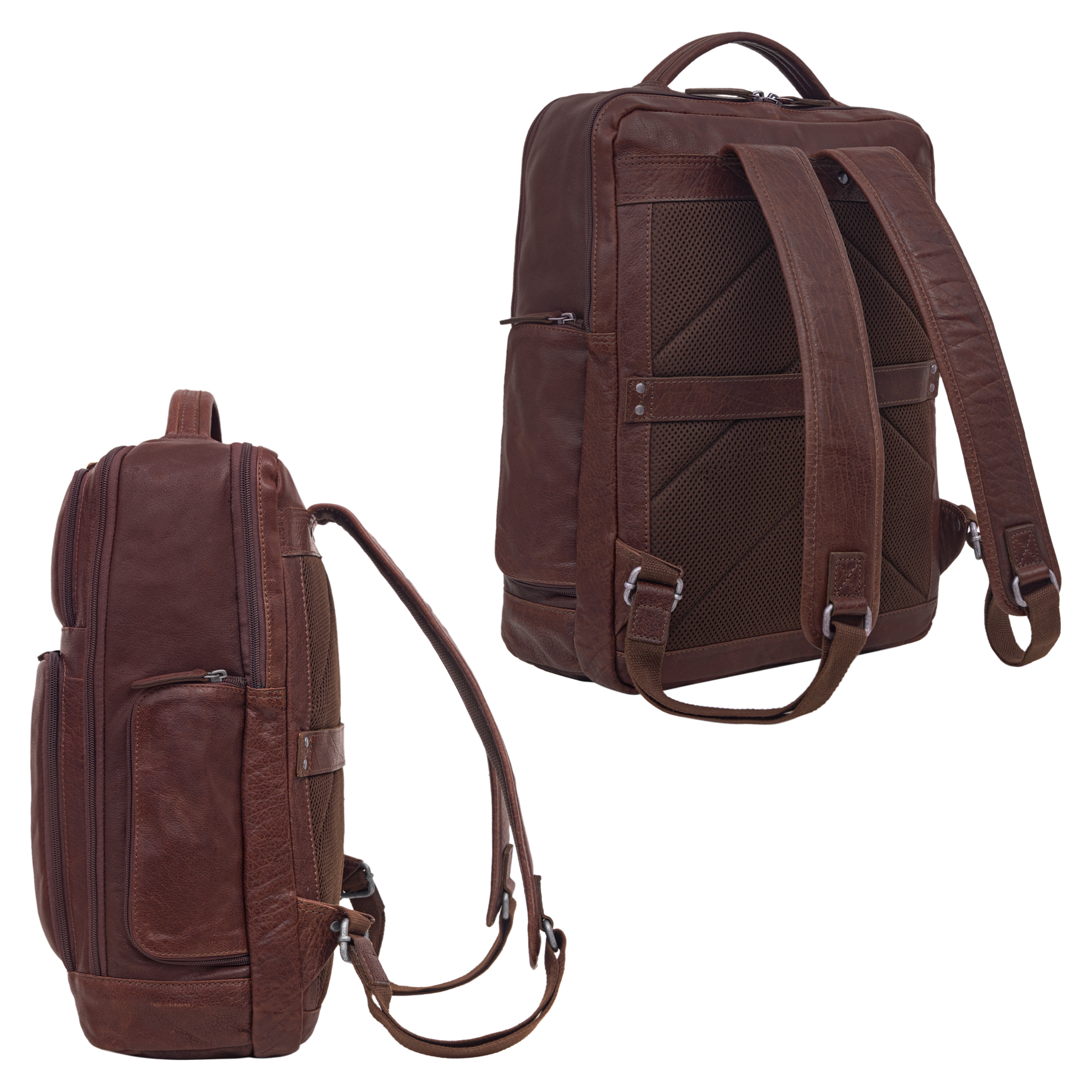 "Jayden" Business Backpack Men Leather | STILORD