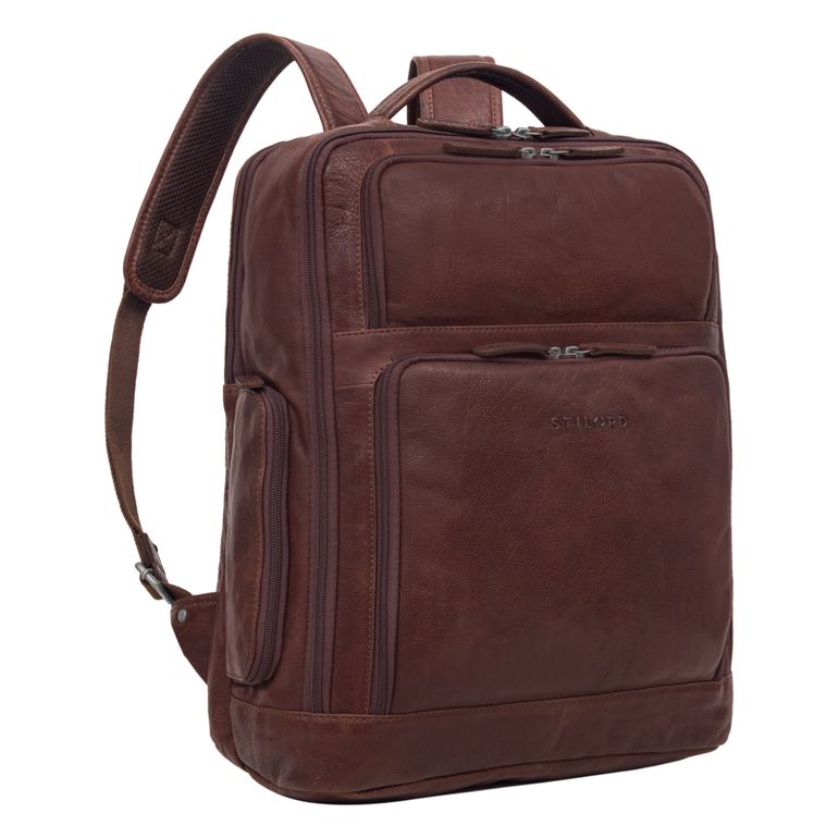 "Jayden" Business Backpack Men Leather | STILORD