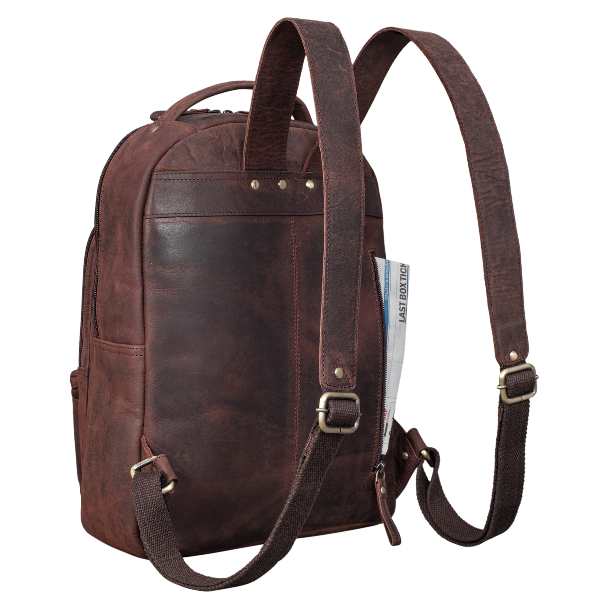 "Remy" Leather Rucksack Bag for Men | STILORD