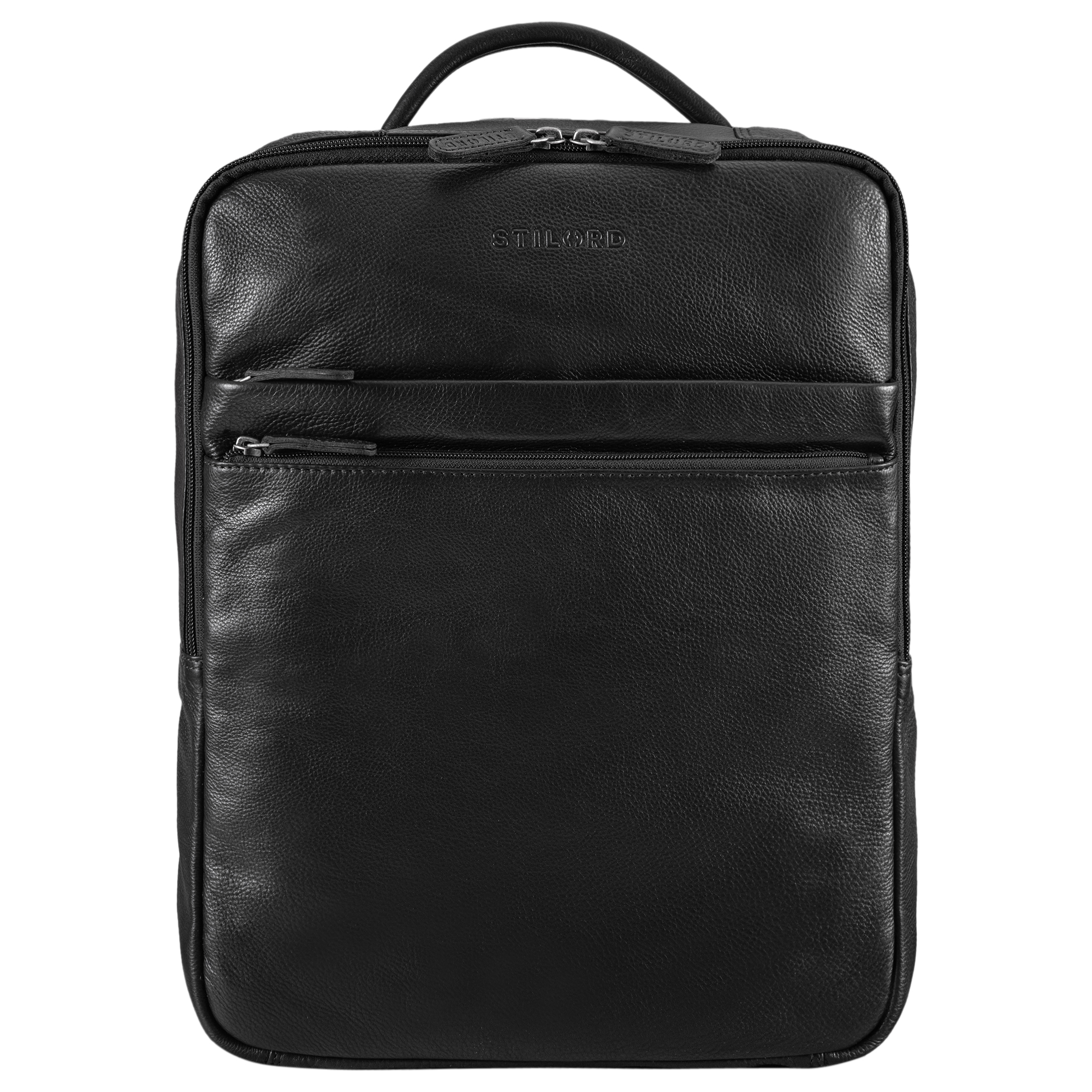 "Brooklyn" Large Leather Laptop Backpack | STILORD