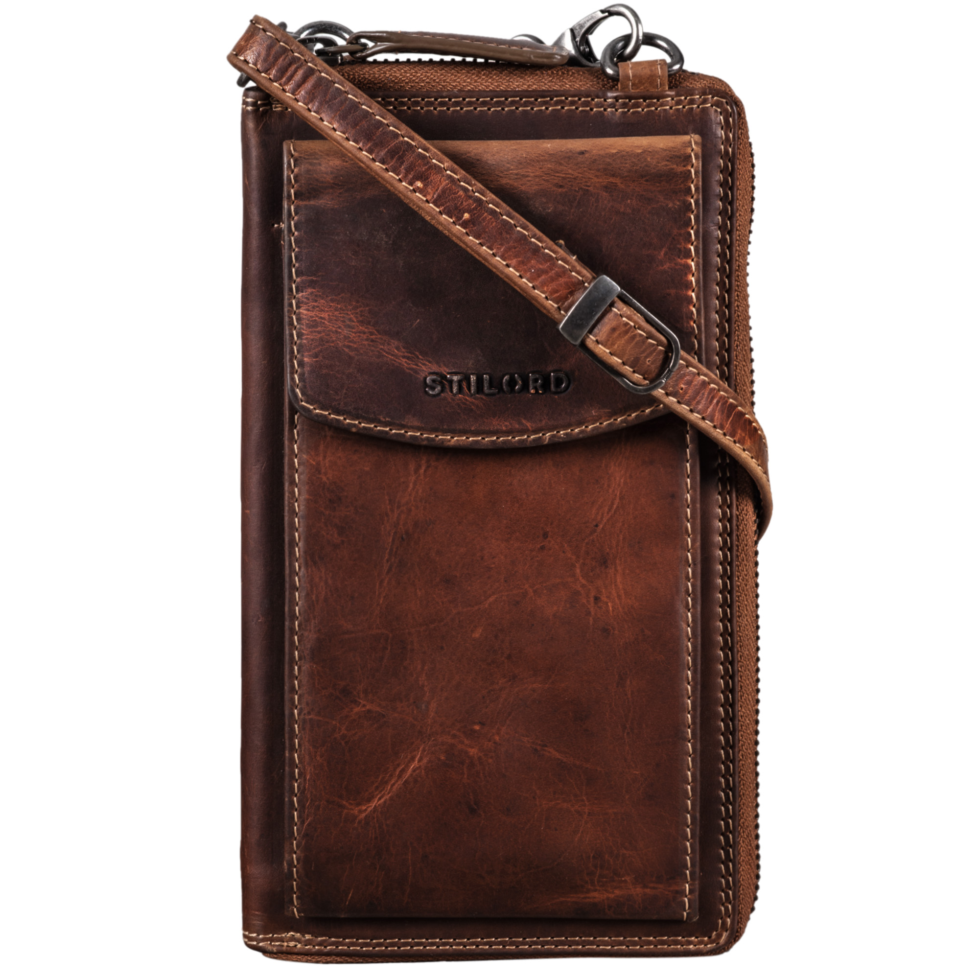 "Sarah" shoulder bag with mobile phone pocket | STILORD