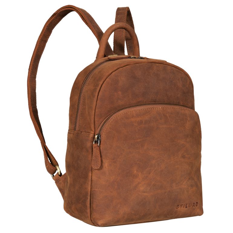"Linnea" Leather Rucksack Bag for Women | STILORD
