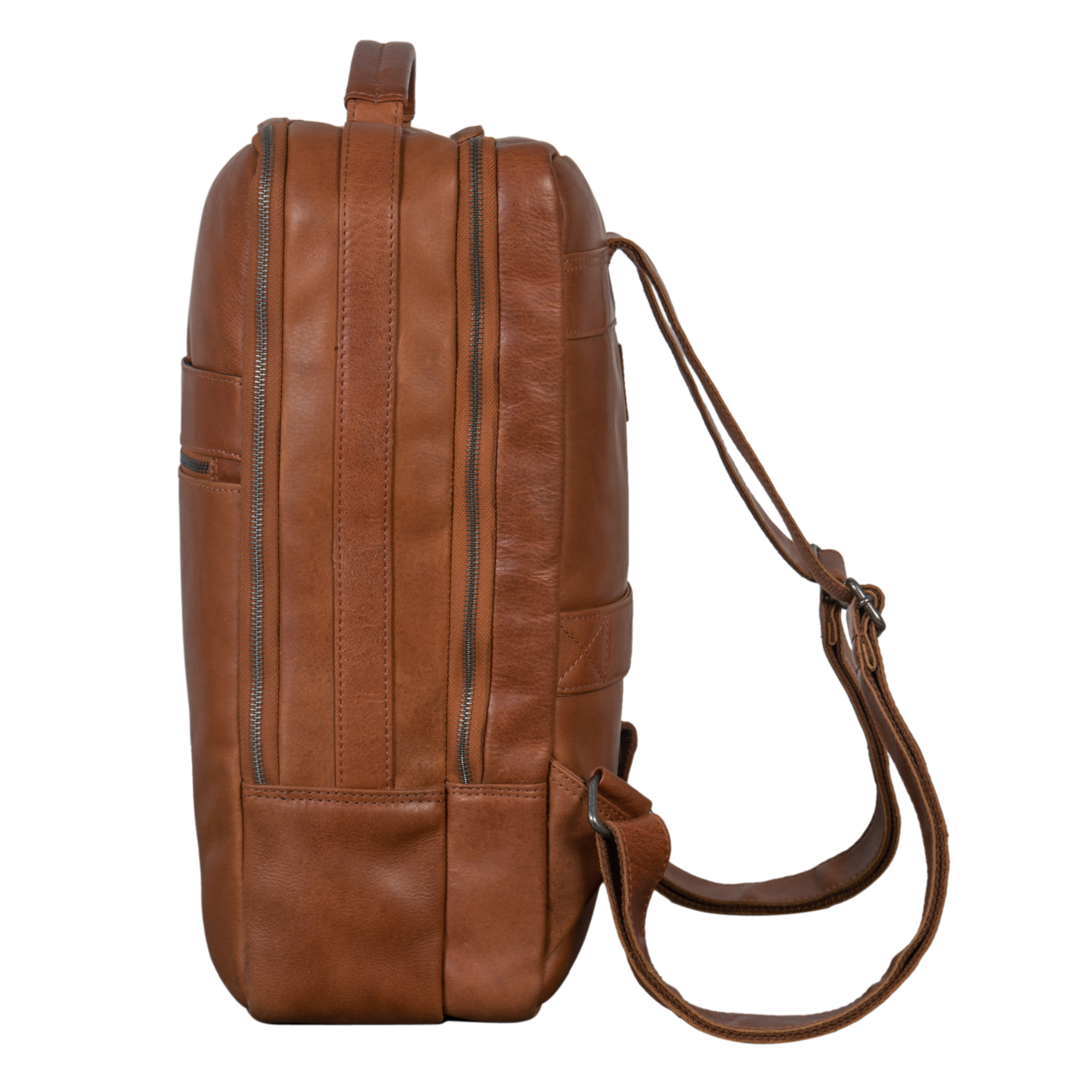  Jason Laptop Rugzak 17 Inch Leer STILORD