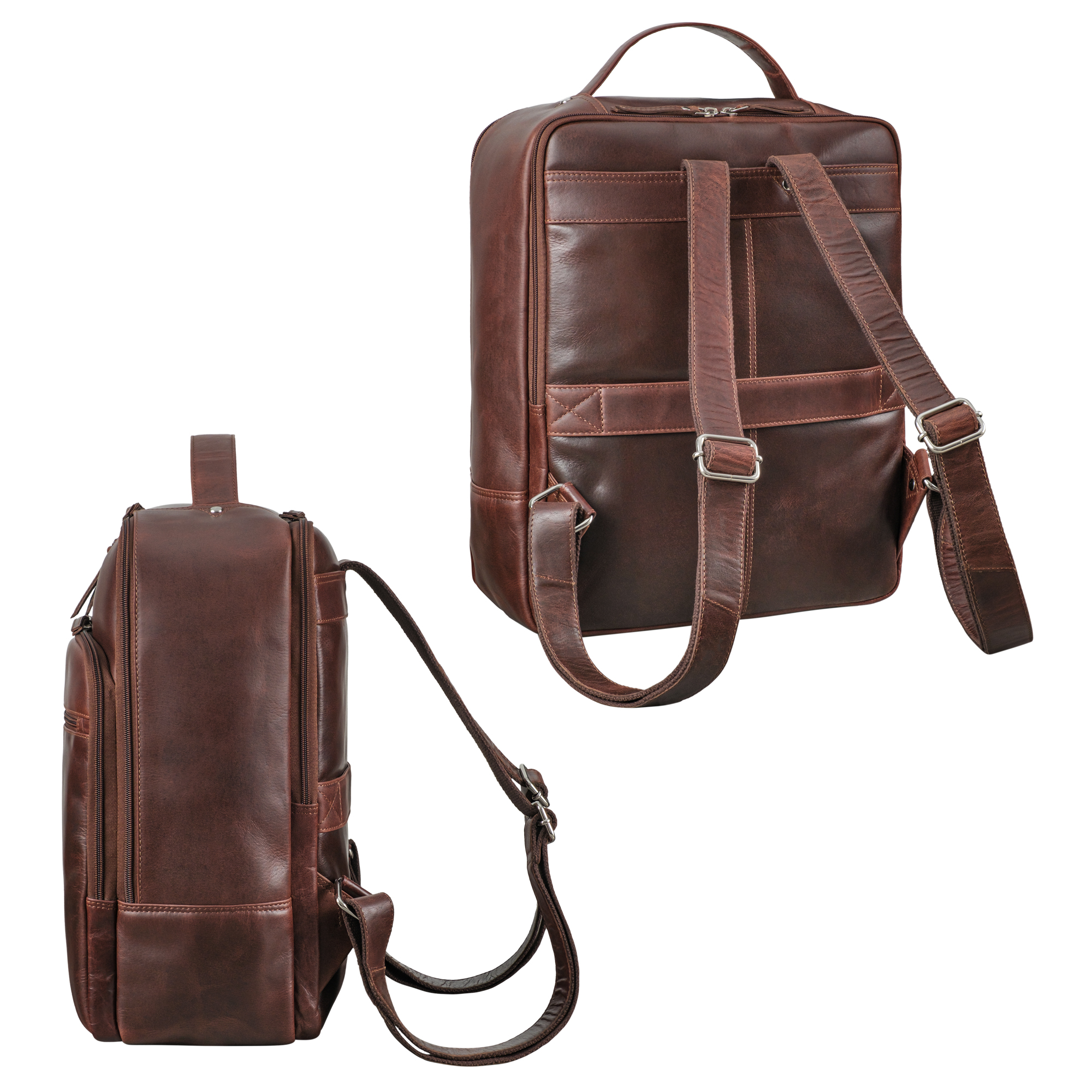 "Nikita" Leather Rucksack Vintage | STILORD