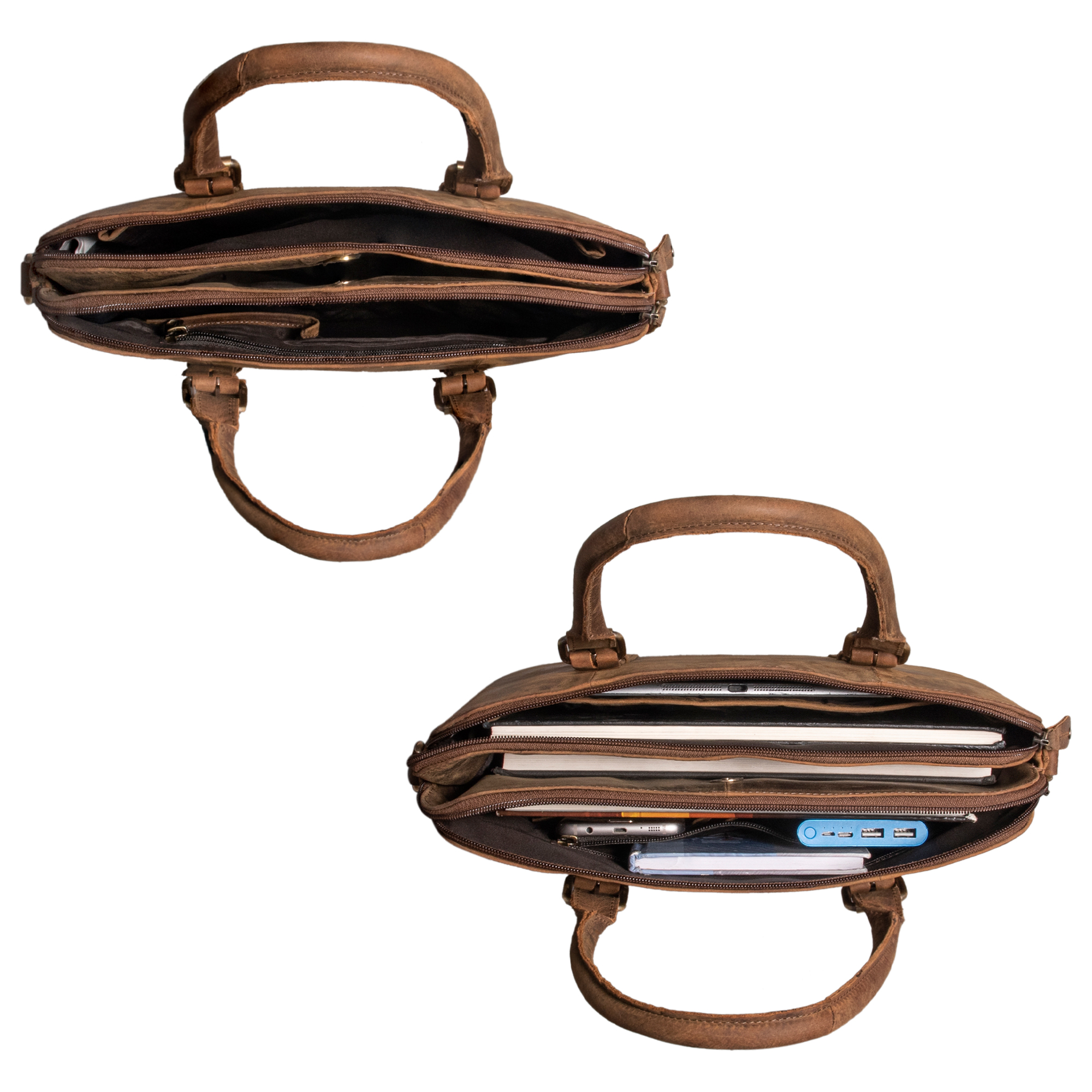 "Eden" Briefcase Women Leather Vintage | STILORD