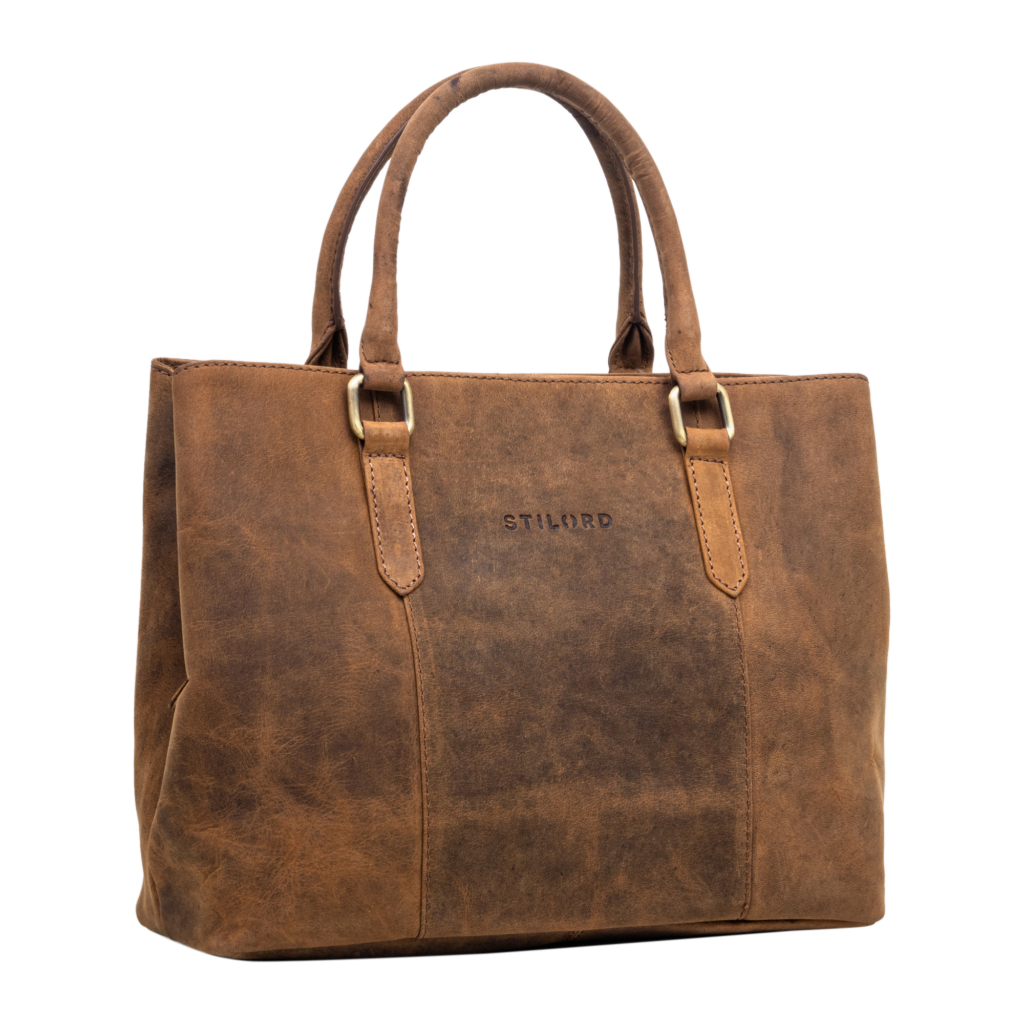 "Lexa" Grote Leren Handtas Dames Vintage | plentyShop LTS