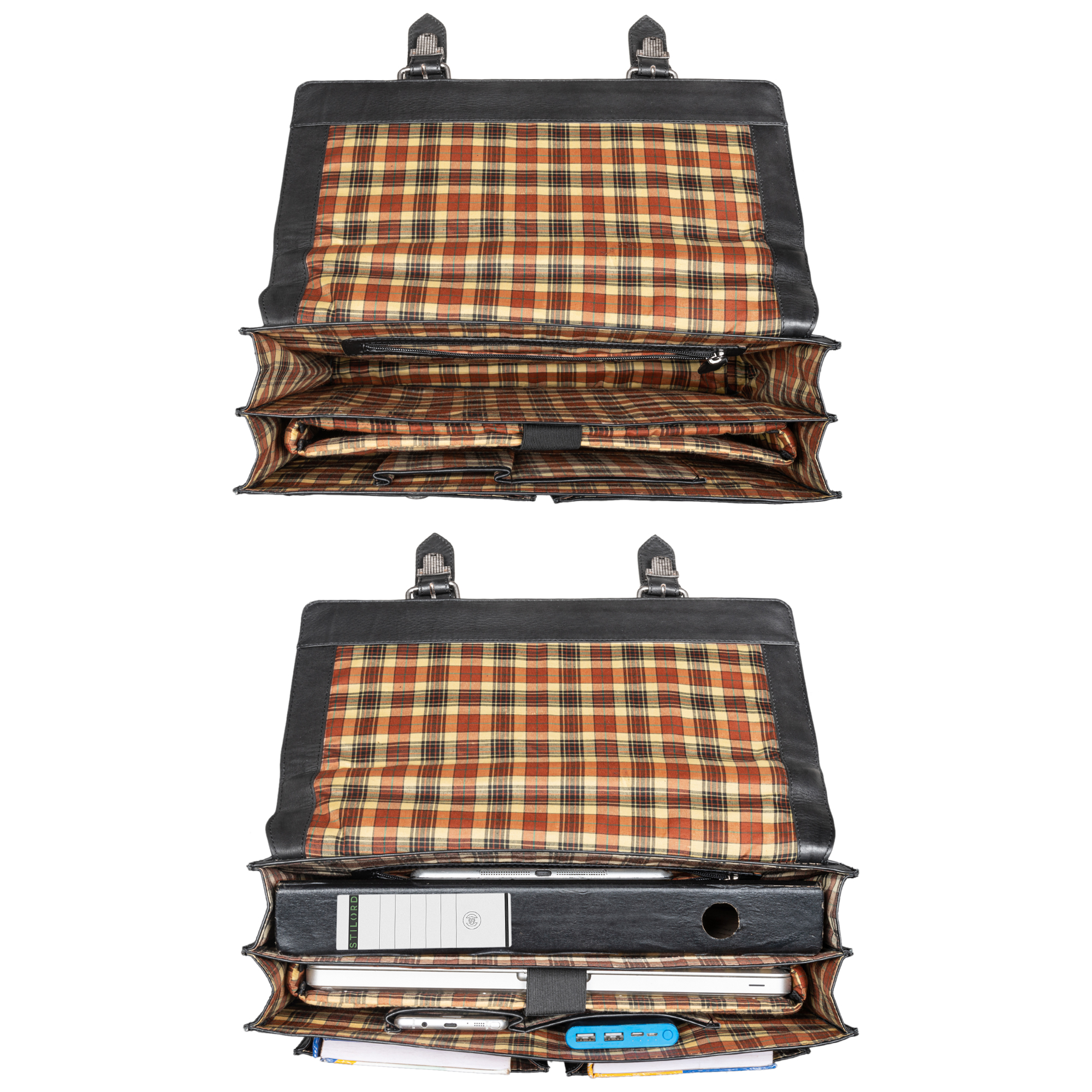 "Amandus" Aktovka pánská kožená velká | STILORD