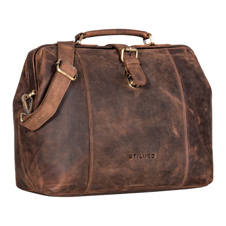 STILORD "Johannes" Vintage Doctor's Bag Leather | STILORD