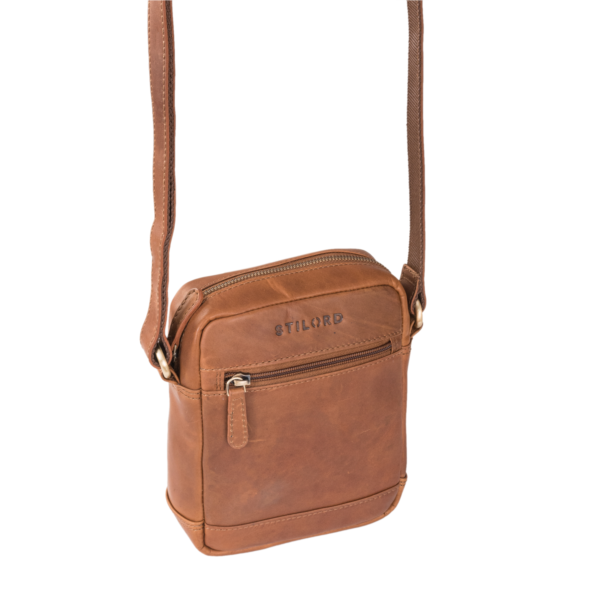 “Björn” Men’s Side Bag Leather | STILORD