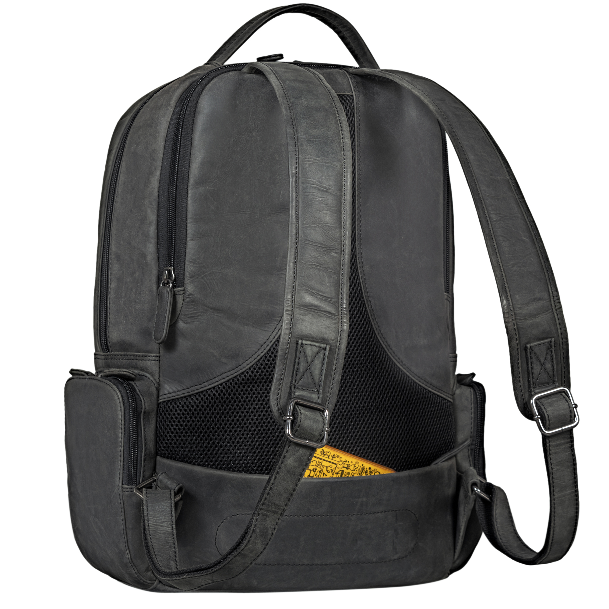 "Waldo" Vintage Leren Werkrugzak Dames en Heren | STILORD