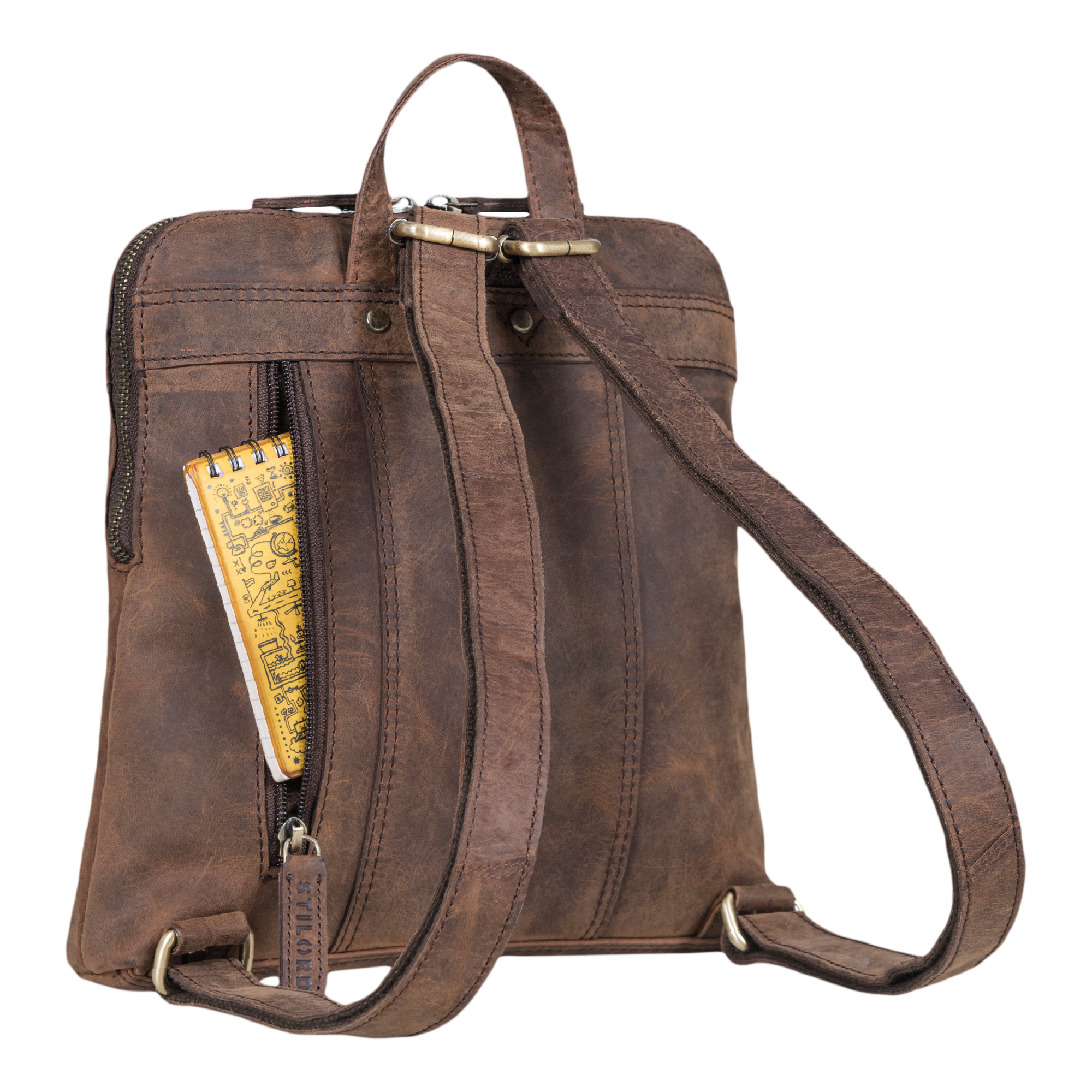 "Marlene" Leren Rugzak Dames Elegante | STILORD