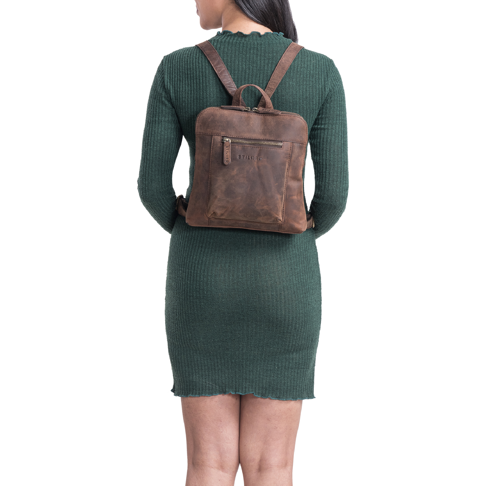 "Marlene" Leren Rugzak Dames Elegante | STILORD