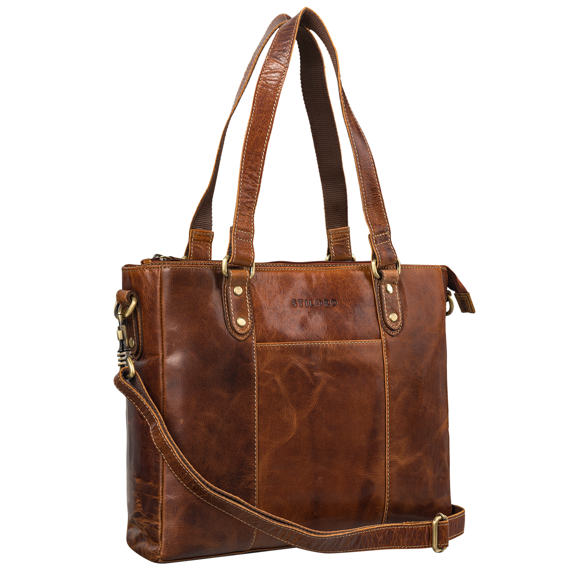 „Joy“ Leer Shopper Dames Handtas | STILORD