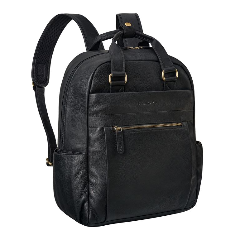 "Silva" Large Business Backpack Leather | STILORD