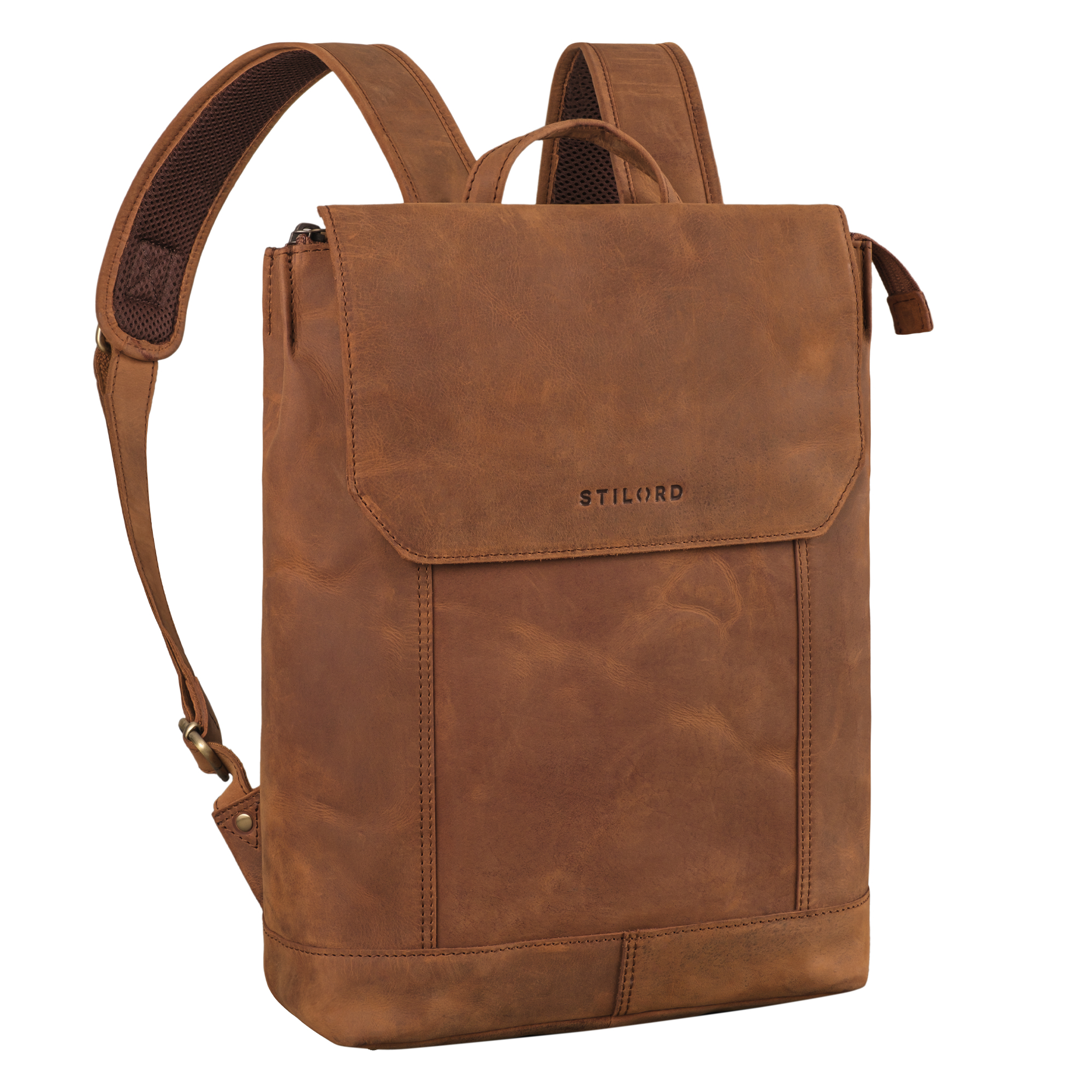 "Sage" Vintage Leather Backpack Womens and Mens | STILORD