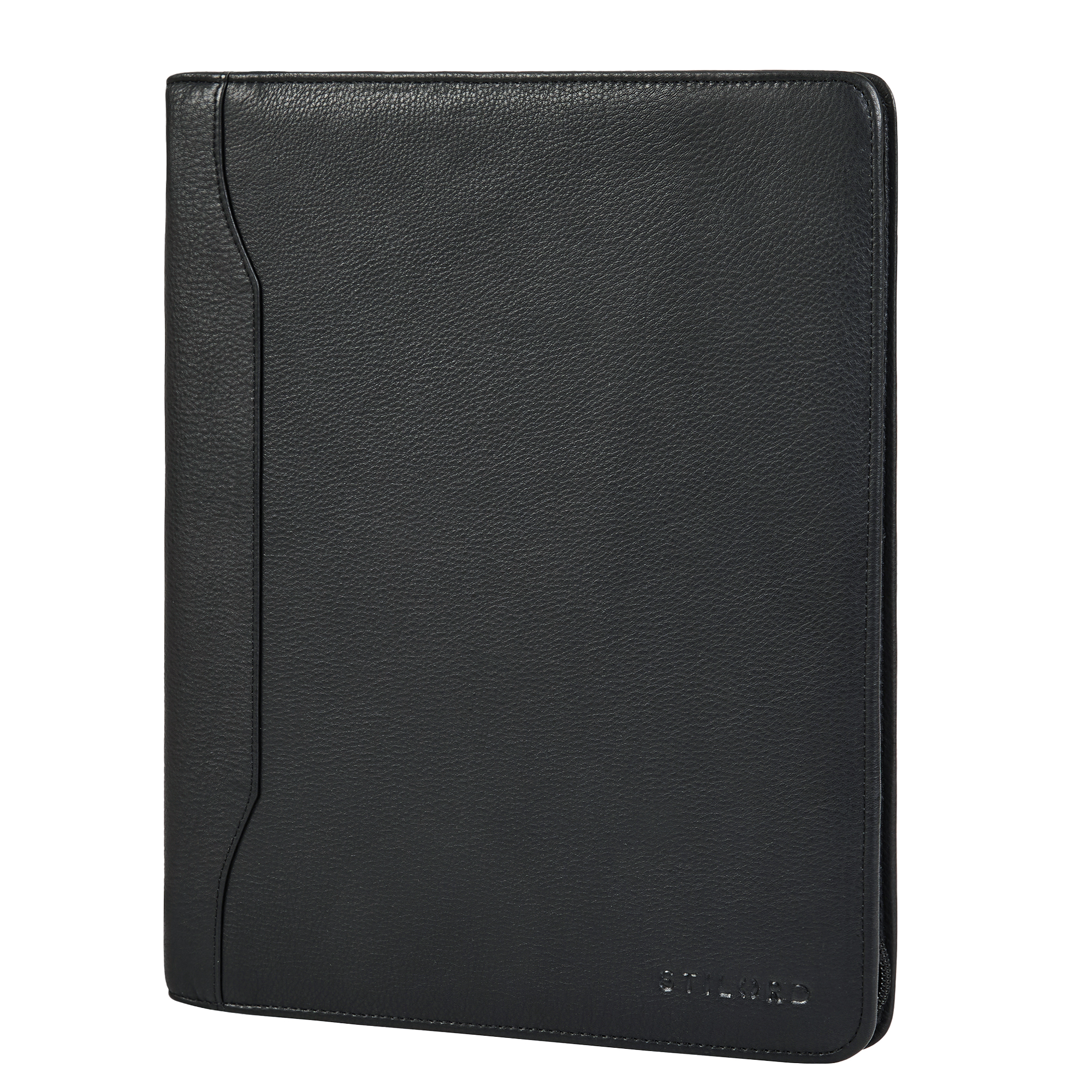 "Wesley" Elegant Document Portfolio A4 Genuine Leather Folder with ...