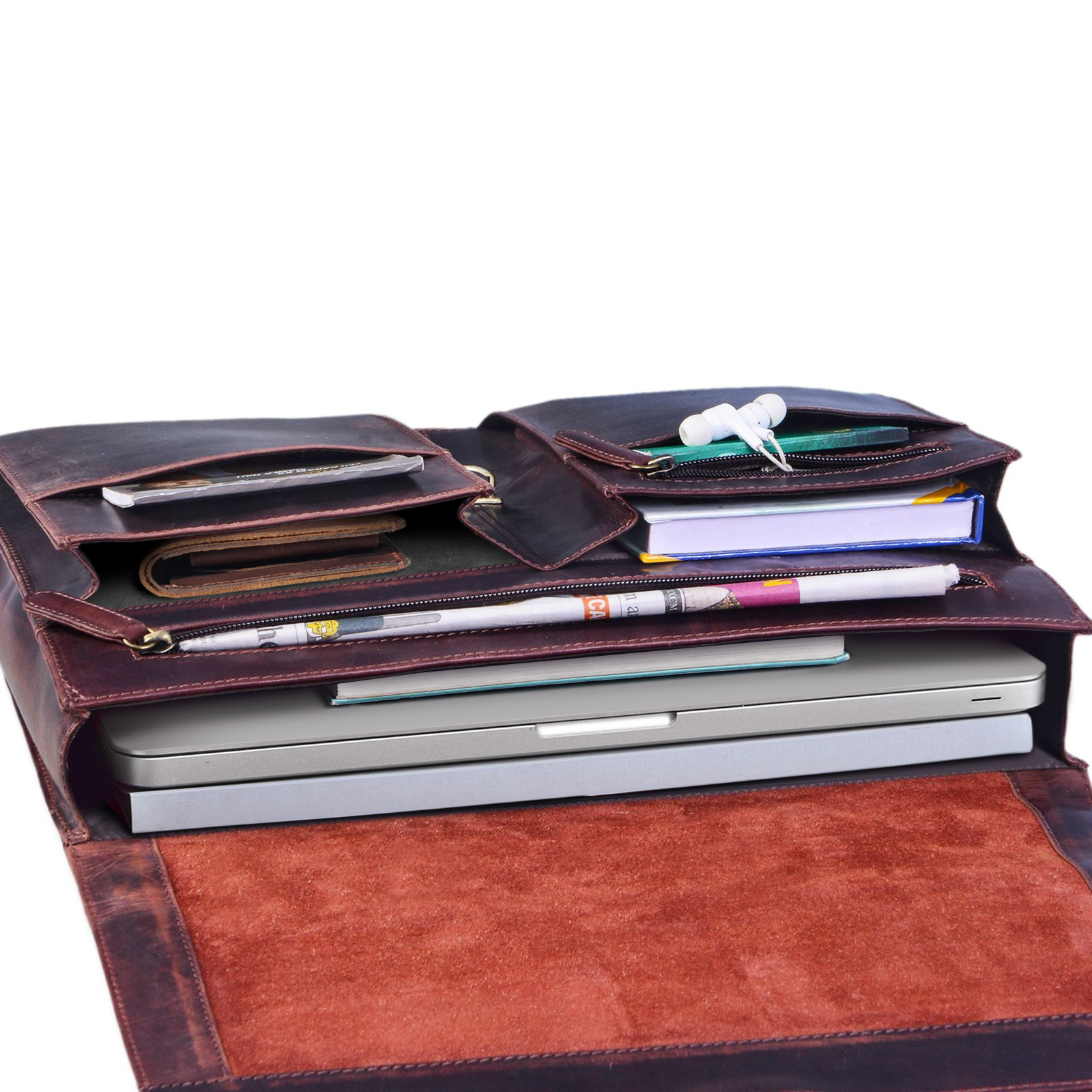 "Aurelio" Conference Folder Leather with handle | STILORD