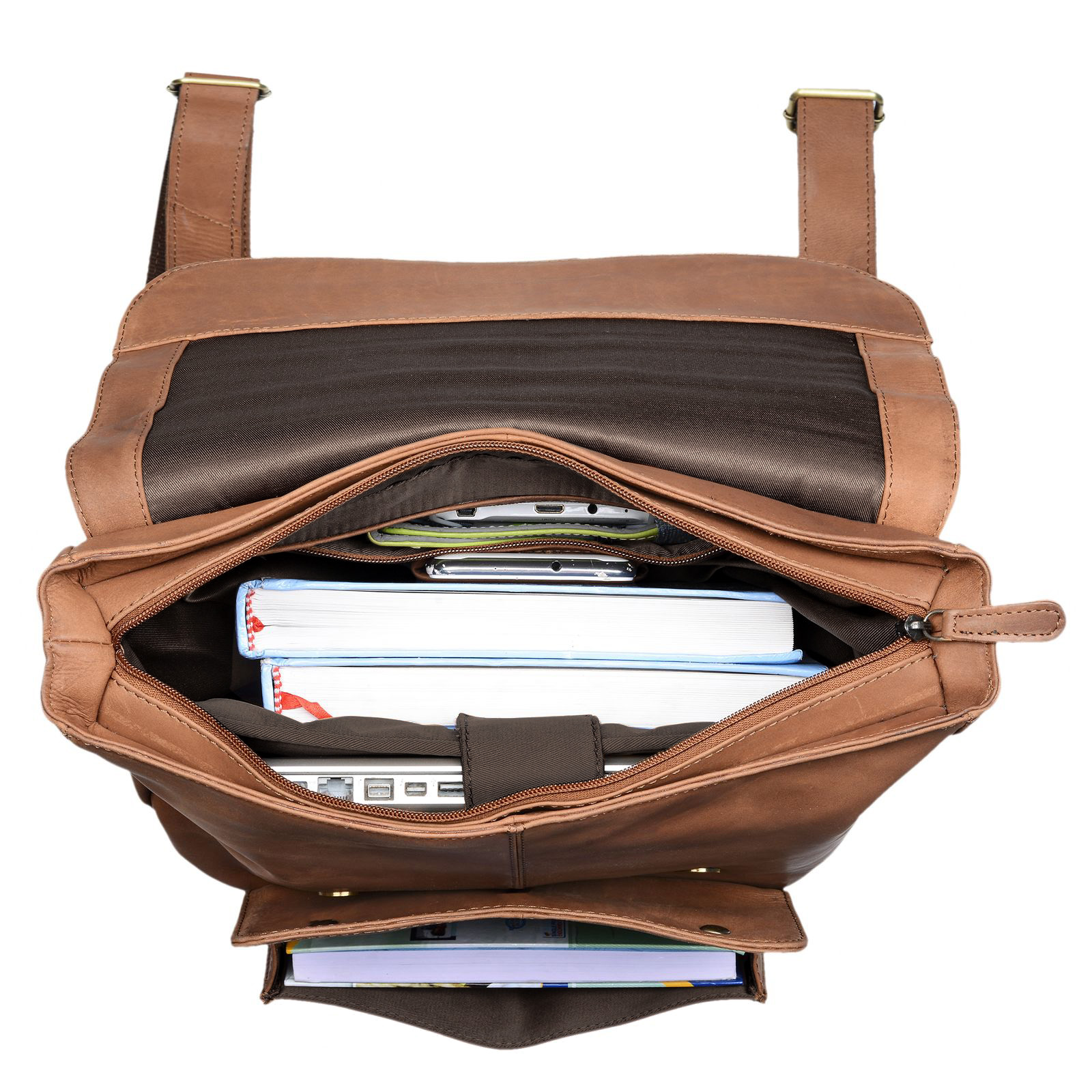 "Manila" Vintage Backpack Handbag Leather | STILORD